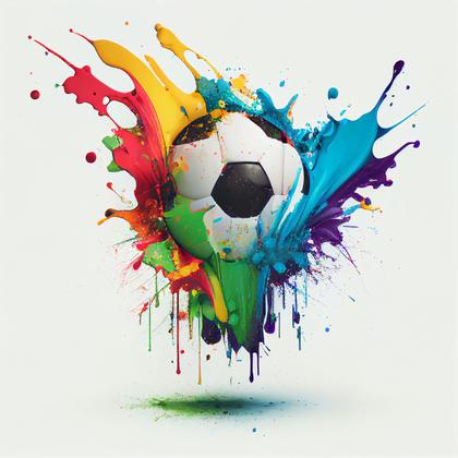 Free Download Football Color Splash Image