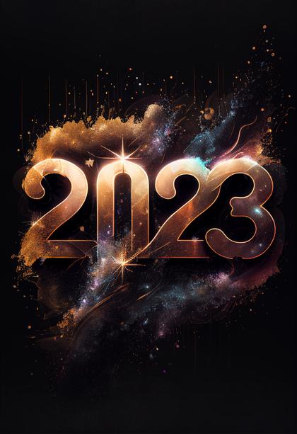 Free Download New Year Background 2023