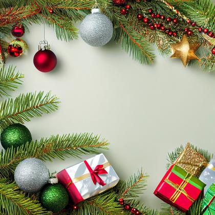 Embrace the Magic: 45 Free High-resolution Christmas Frame Backgrounds ...