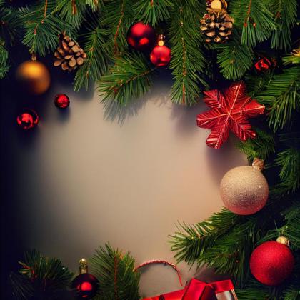 Free Download Christmas Frame Background Image