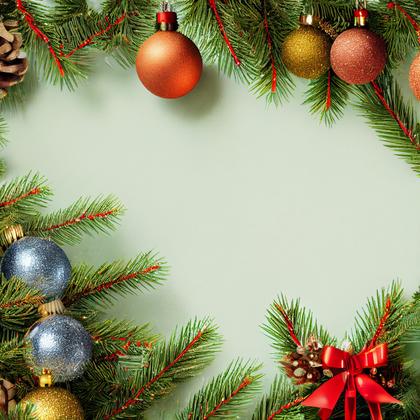 Embrace the Magic: 45 Free High-resolution Christmas Frame Backgrounds ...