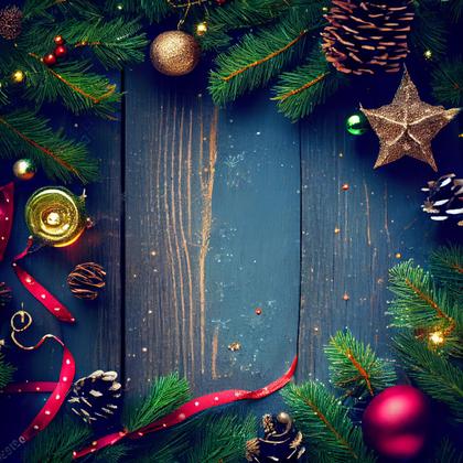 Embrace the Magic: 45 Free High-resolution Christmas Frame Backgrounds ...