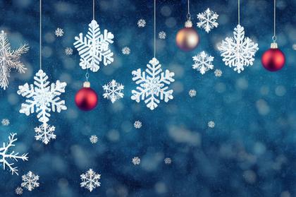 Free Download Christmas Snowflakes Background