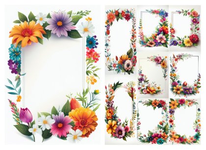 1 Colorful Frame Design Bundles | Download High-resolution Images ...