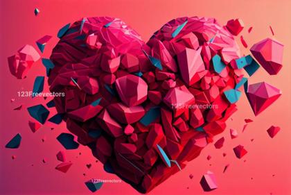 Free Download Heart Background