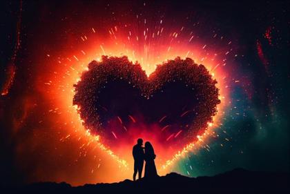 Free Download Abstract Heart Modern Couple Love