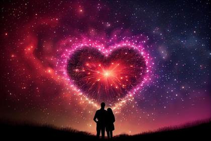 Free Download Abstract Heart Modern Couple Love