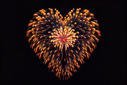 Free Download Heart Firework