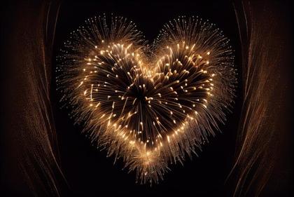 Free Download Heart Firework