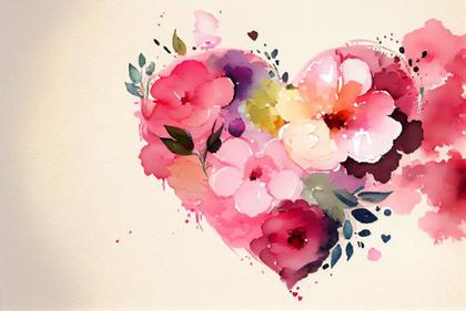 Free Download Watercolor Love Couple