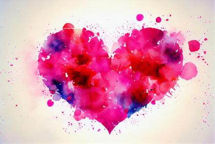 Free Download Valentines Day Watercolor Background