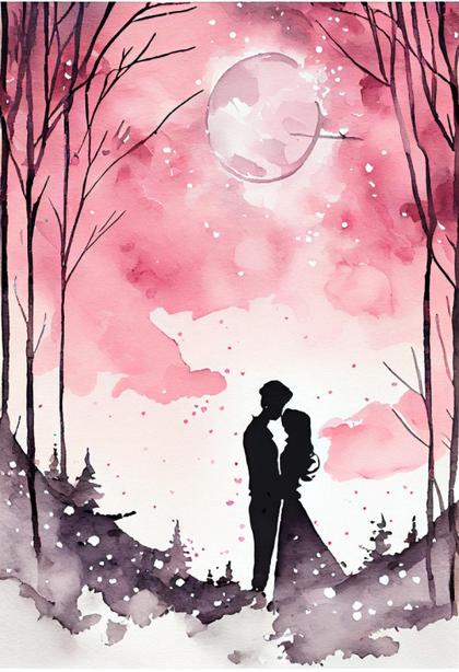 Free Download Valentines Day Watercolor Background
