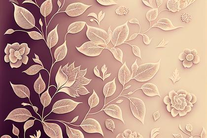 Free Download Gradient Flower Background