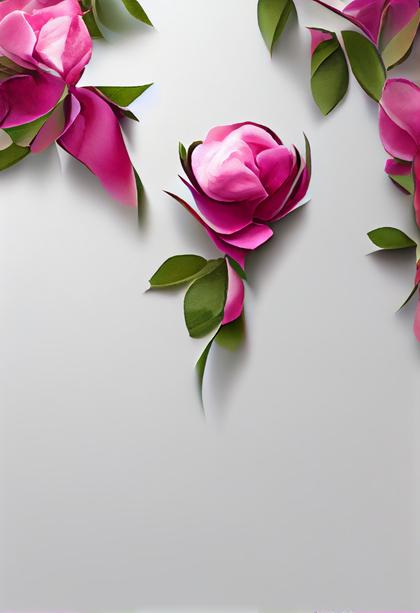 Free Download Rose Flower Card Background Image
