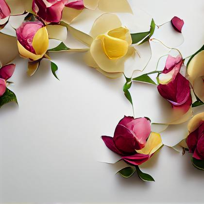 Free Download Rose Flower Card Background Image