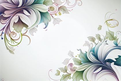Free Download Colorful Floral Card Background Image