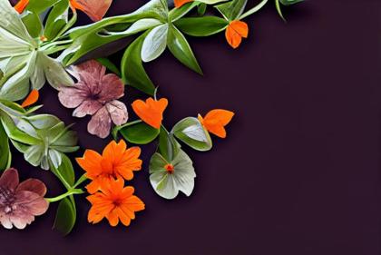 Free Download Flower Card Background Image
