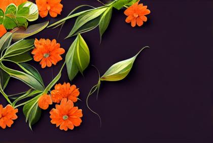 Free Download Flower Card Background Image