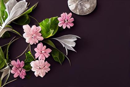 Free Download Flower Card Background Image