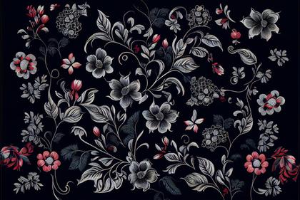 Free Download Flower Pattern Background