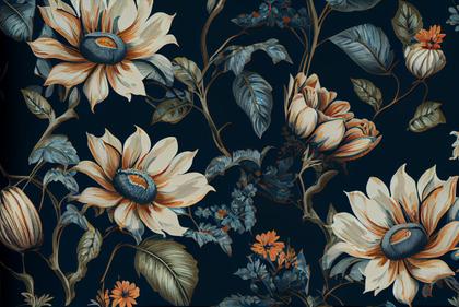 Free Download Flower Pattern Background