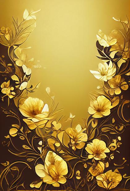 20+ Gold Flower Background | Free Vectors, Photos, Artwork Images ...