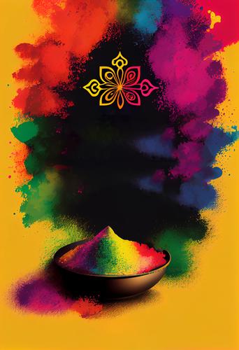 Free Download Happy Holi Poster Image