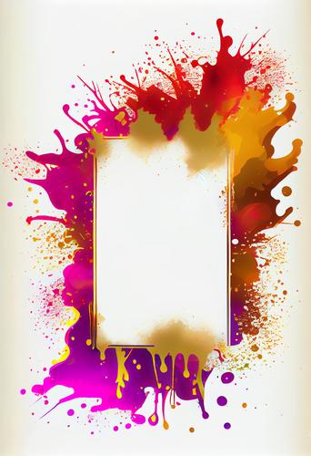 Free Download Happy Holi Frame