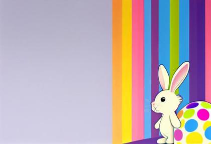 Free Download Colorful Easter Card