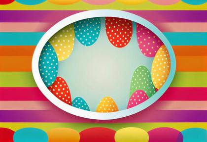 Free Download Colorful Easter Card