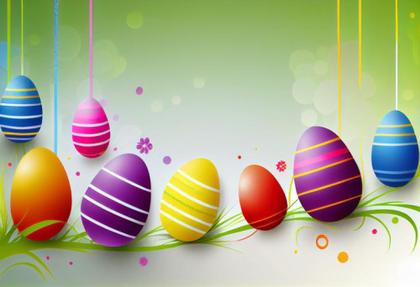 Free Download Colorful Easter Card Image