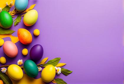 Free Download Colorful Easter Card