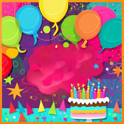 Free Download Colorful Happy Birthday Background