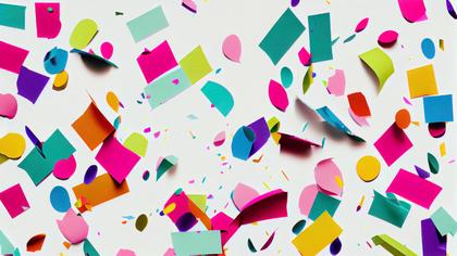 Free Download Colorful Confetti Background Image