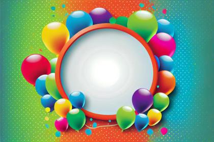 Free Download Colorful Birthday Background