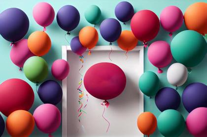 Free Download Colorful Happy Birthday Card Background Image