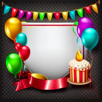 Free Download Colorful Birthday Background Image