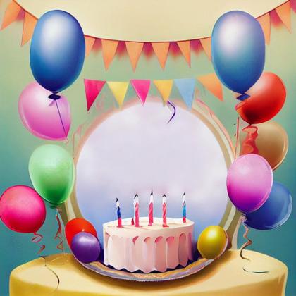 Kaleidoscope Of Colors: Happy Birthday Card Background Images ...