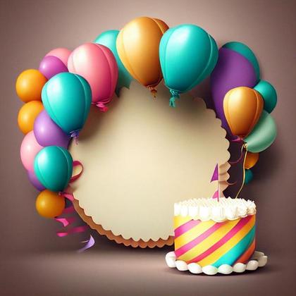 Free Download Colorful Happy Birthday Card Background