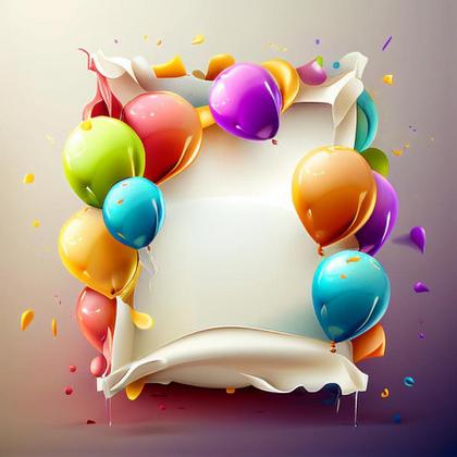 Free Download Colorful Happy Birthday Background Image