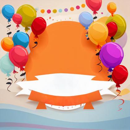 Free Download Colorful Happy Birthday Card Background Image