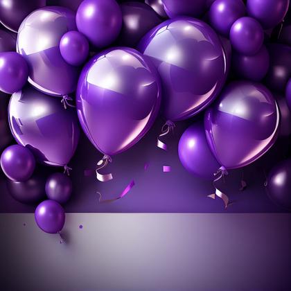 Free Download Purple Birthday Card Background Image