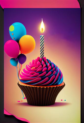 Free Download Birthday Cake Background