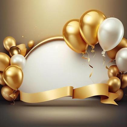 Free Download Gold Birthday Background Image