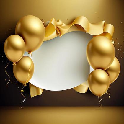 Free Download Gold Birthday Background Image