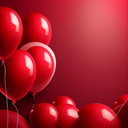 Free Download Red Birthday Card Background