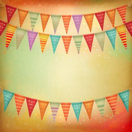 Free Download Bunting Background