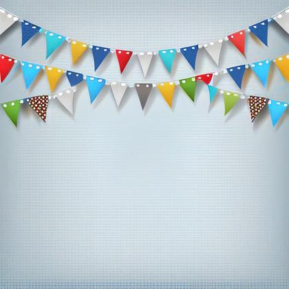 Free Download Bunting Background