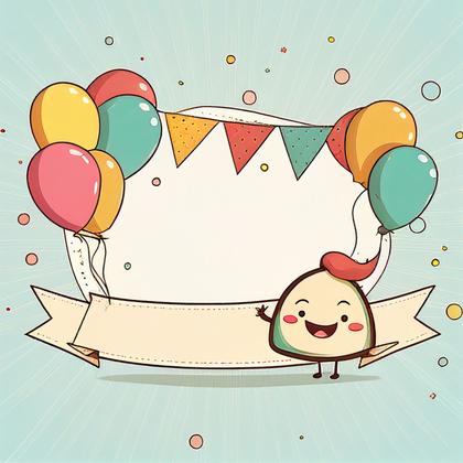 Free Download Cartoon Happy Birthday Background