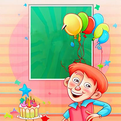 Free Download Cartoon Birthday Background